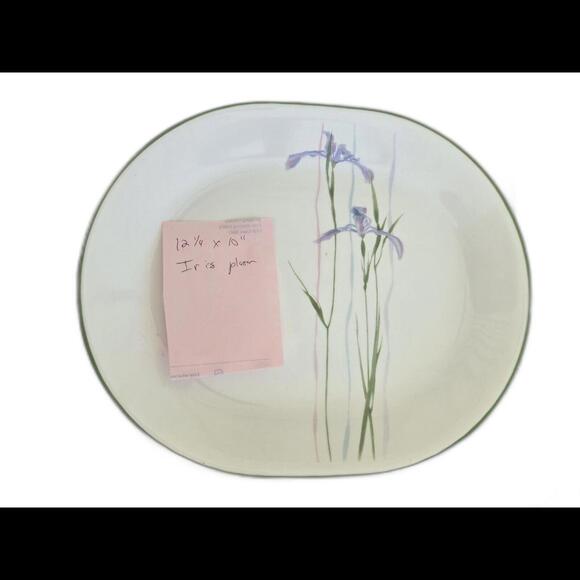 Corelle | Other | Vintage Corelle Corning Shadow Iris Pattern Serving ...